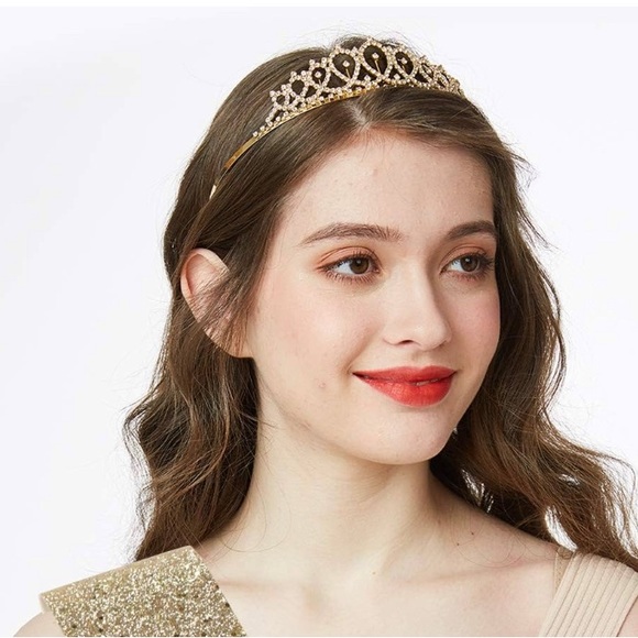 Accessories | Nwt Gold Tiara With Birthday Queen Sash | Poshmark